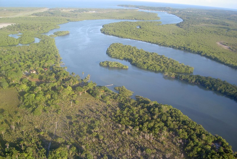 Relevo e Hidrografia - Bahia Terra - Boipeba